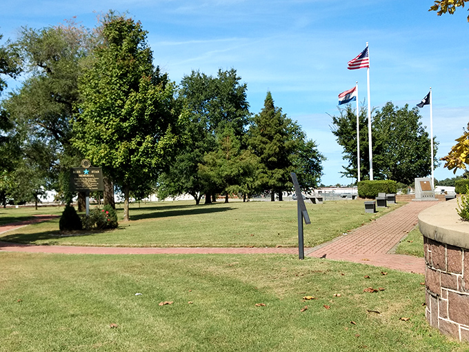Veterans Park offers shade trees and memories, where every bench tells a story worth hearing.