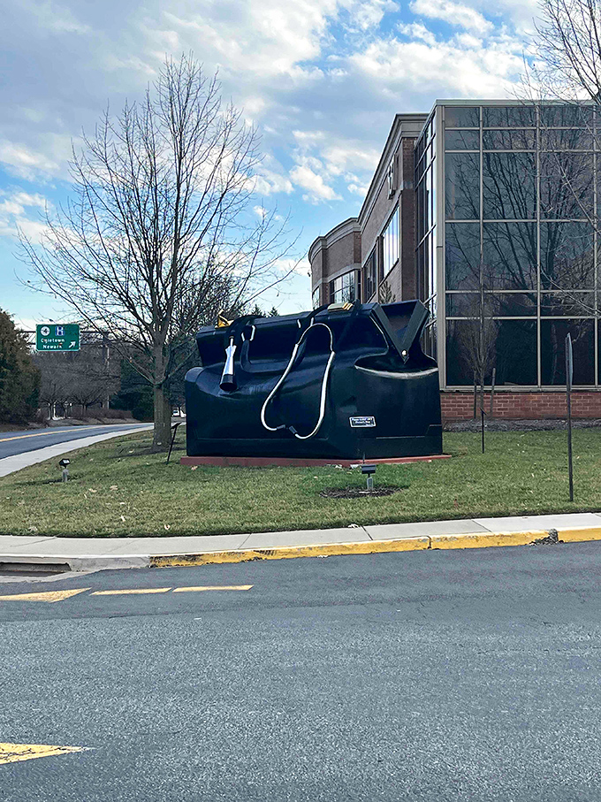 Even from the road, this oversized medical marvel catches the eye, proving Delaware knows how to make a big impression with healthcare humor.