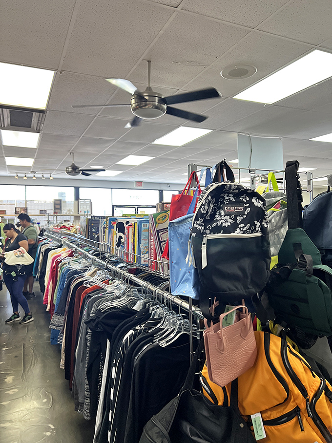 The book section&mdash;where bibliophiles can build entire libraries for the price of a single hardcover at retail stores.