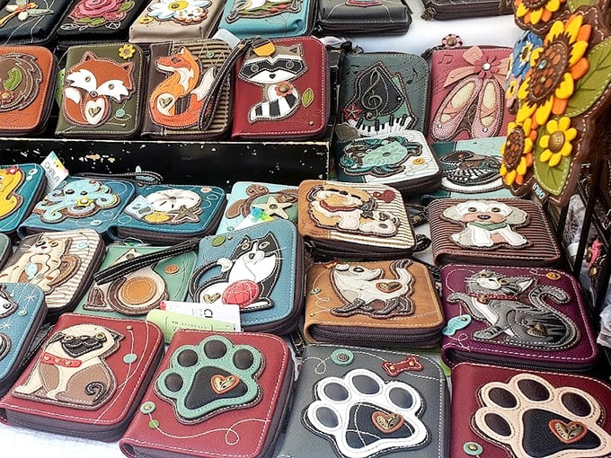 These aren't just wallets&mdash;they're portable art galleries. The fox designs are particularly foxy, if you'll pardon the pun.