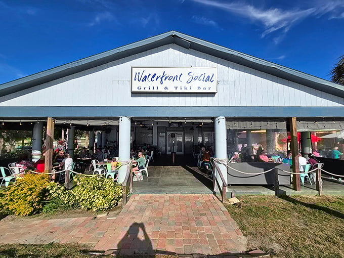 Waterfront Social delivers on its name – a gathering spot where seafood tastes fresher when enjoyed with a side of sunshine and water views.