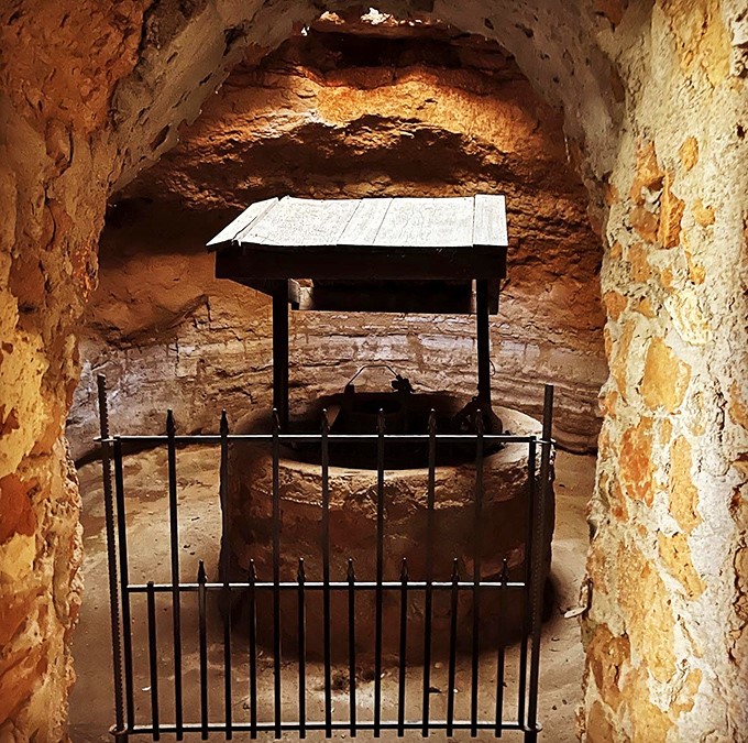 Not your average wishing well! This underground water source shows the brilliant engineering that made desert living possible.