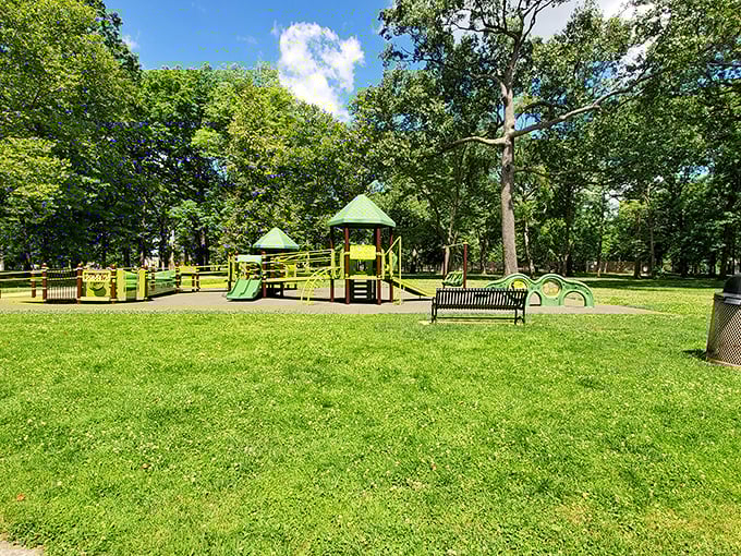 Wick Park provides green space tranquility where your biggest expense is ice cream money.