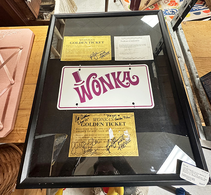 A golden ticket that didn't lead to chocolate rivers, but probably worth just as much.