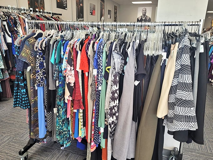 A rainbow of possibilities hanging in perfect formation. Each pattern tells a different story, waiting for its second chapter to begin.