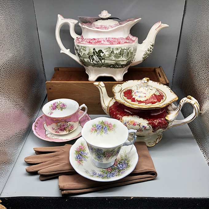 Delicate teacups and ornate teapots that have poured for generations &ndash; each chip and gilded edge tells a story of conversations long past.
