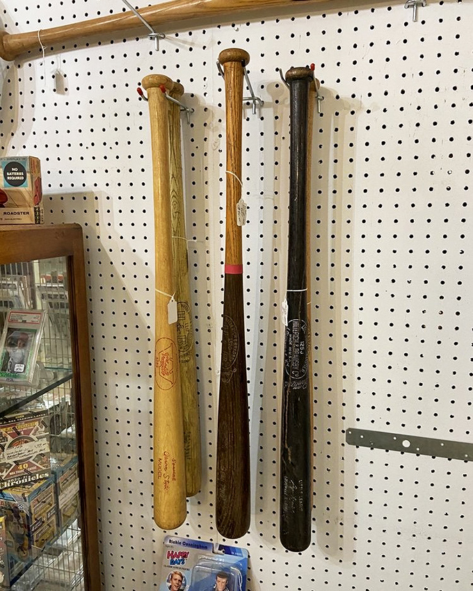 Not just baseball bats&mdash;time machines with handles! Each one carries the ghost of home runs past and dreams of sandlot glory.