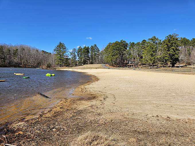 Beach day, Virginia style. No sharks, no seaweed, no salt in your eyes&mdash;just pure freshwater bliss waiting for your beach towel.