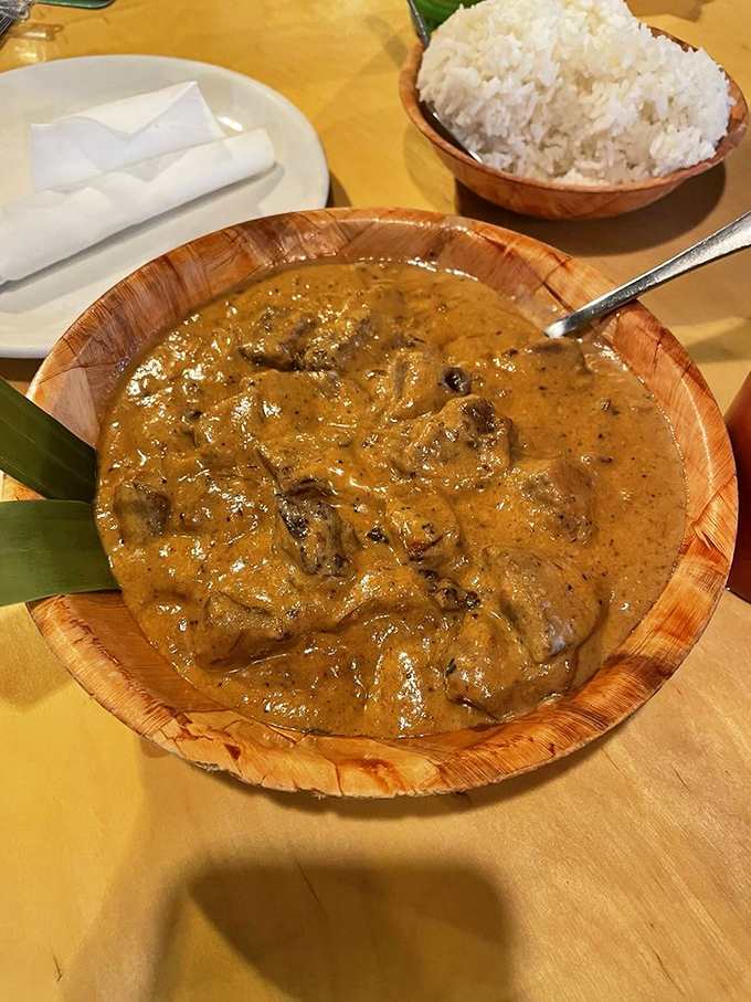 Mama Leah's Coconut Beef isn't just a meal, it's a revelation&mdash;chunks of smoked chuck roast swimming in a coconut cream that would make a vegetarian reconsider life choices.