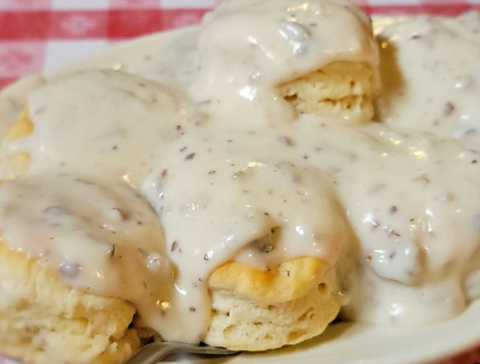 Biscuits swimming in peppery cream gravy&mdash;the kind of breakfast that doesn't just start your day, it fuels a week of memories and a lifetime of cravings.