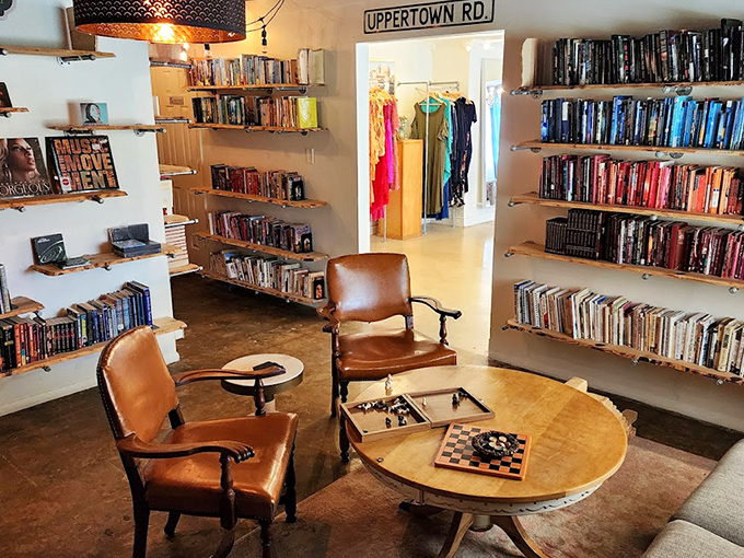 A literary paradise where forgotten bestsellers mingle with textbooks, creating the ultimate browsing adventure for book lovers.
