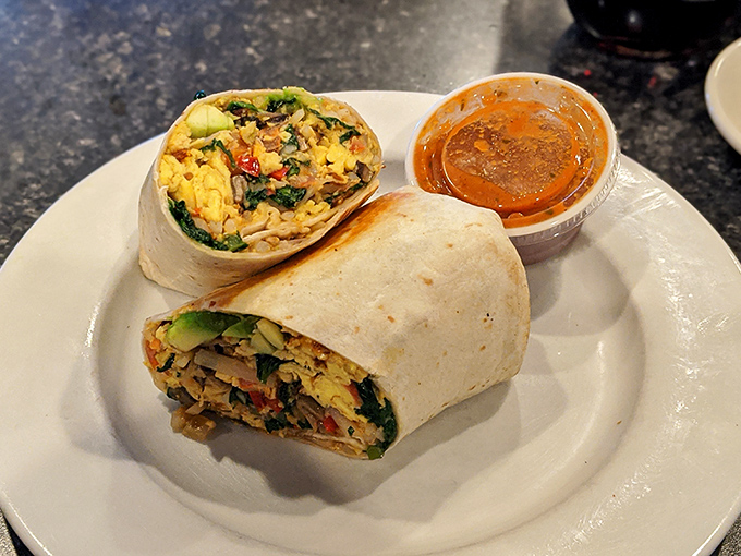 Breakfast burritos: where all food groups come together like the Avengers of morning meals. This handheld masterpiece could fuel you through the apocalypse.