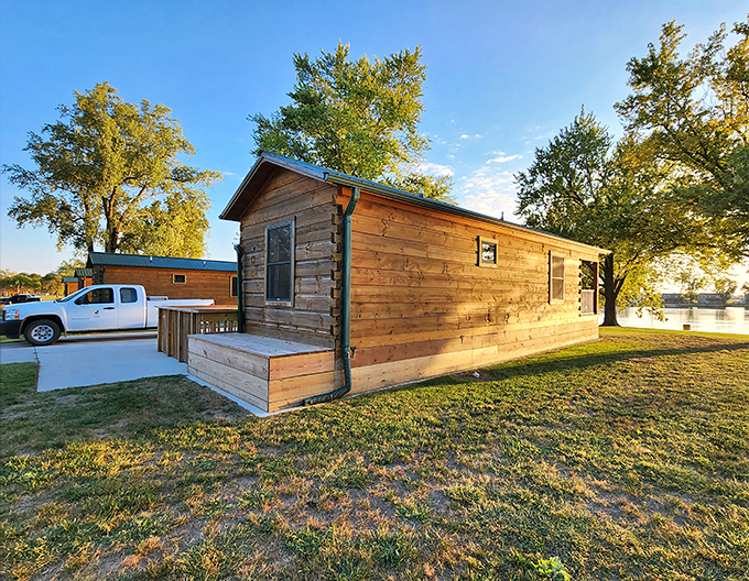 Rustic luxury awaits in these lakeside cabins, where modern comforts meet wilderness charm. No alarm clock needed&mdash;the birds handle wake-up calls.