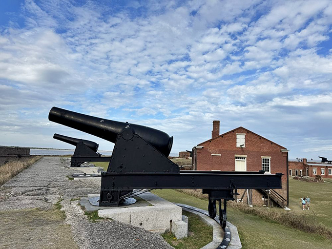 This cannon isn't just for show&mdash;it's a 19th-century technological marvel that could hurl projectiles with surprising accuracy across the water.