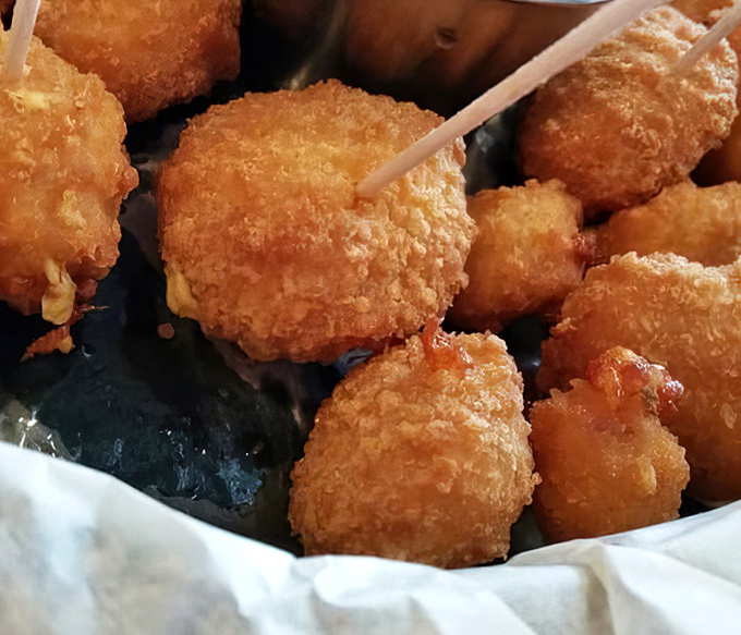 Golden-fried cheese curds that squeak with Wisconsin pride. The sound of happiness is that first bite&mdash;crunchy exterior giving way to molten cheese.