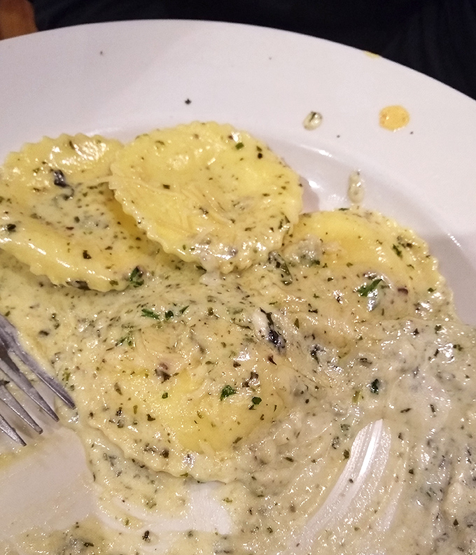 Cheese ravioli that doesn't just sit on the plate&mdash;it performs. Each pillowy pocket delivers a perfect harmony of herbs and cheese in every bite.