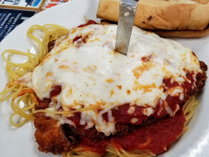 Italian comfort meets small-town Delaware in this chicken parmesan that would make even your Italian grandmother nod in approval.