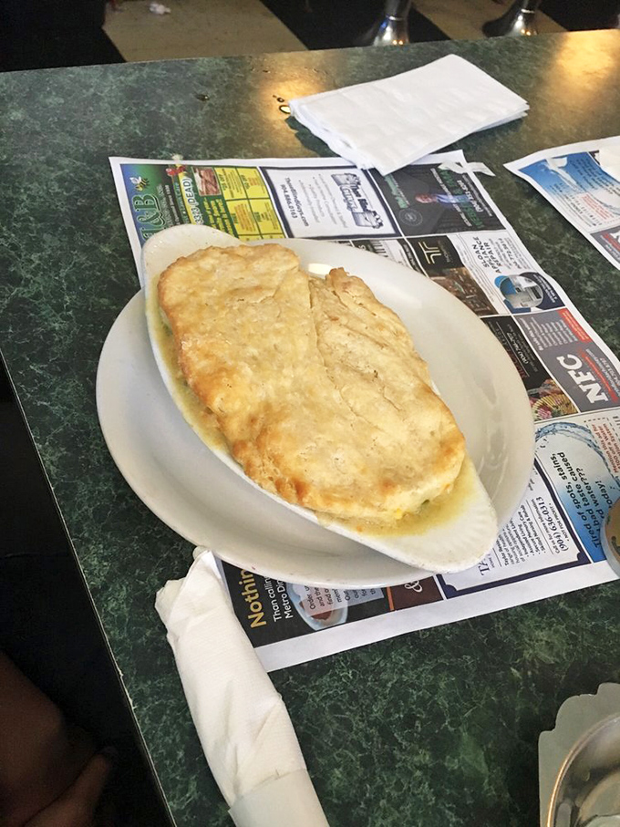 Not all heroes wear capes—some come in flaky pastry shells. This chicken pot pie looks like it could comfort you through a Florida hurricane.