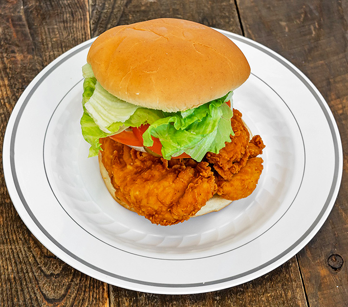 The chicken sandwich wars have nothing on this beauty. No influencer marketing needed when your sandwich looks like it belongs in the Louvre.