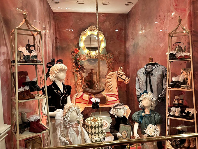 Edwardian elegance captured in fabric and form&mdash;these period displays showcase the fashionable finery that sailed on Titanic's maiden voyage.