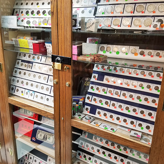 Money that's worth more than money. This numismatist's dream showcases American history through its currency.