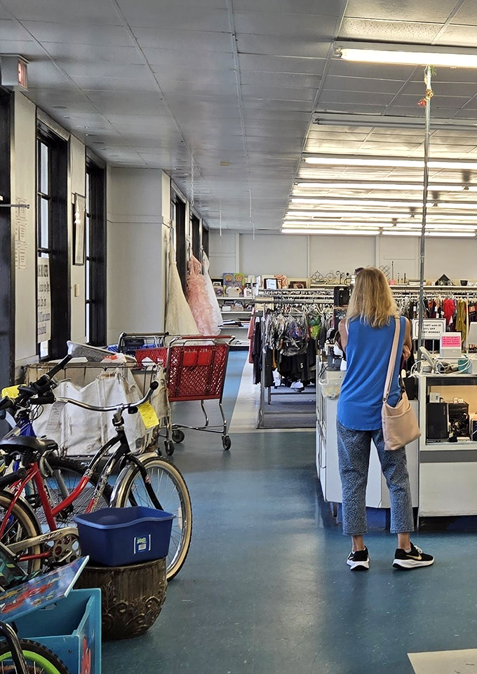 The thrill of the hunt in action. Every aisle offers potential for that "I can't believe I found this!" moment we all live for.