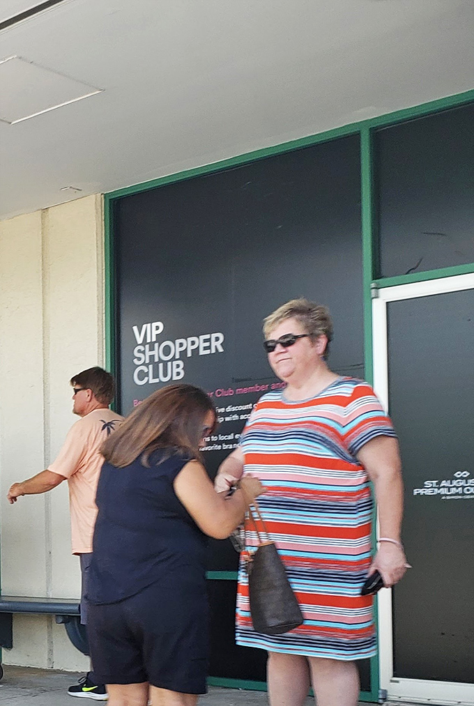 The VIP Shopper Club entrance &ndash; where savvy shoppers transform from casual browsers to strategic bargain hunters with military precision.