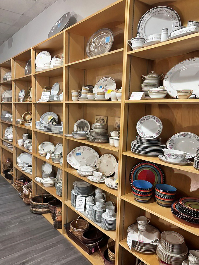 Fine china that's seen more dinner parties than a caterer, now ready to grace your table for the price of a fast-food meal.