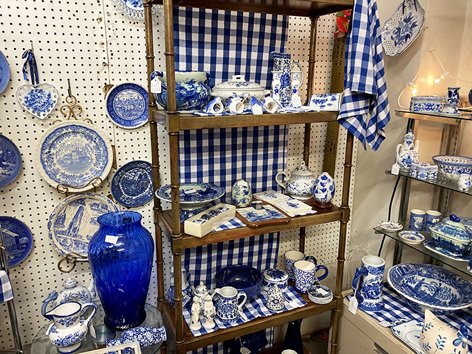 A blue and white collector's dream that would make your grandmother swoon and interior designers reach for their wallets.
