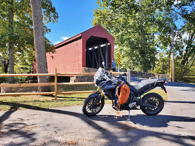 Road trippers rejoice! This scenic spot offers the perfect excuse to stretch your legs and travel back in time without leaving your motorcycle behind.