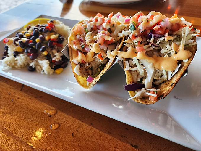 These aren't just fish tacos; they're edible postcards from paradise. The kind of dish that makes you contemplate a permanent move to Destin.