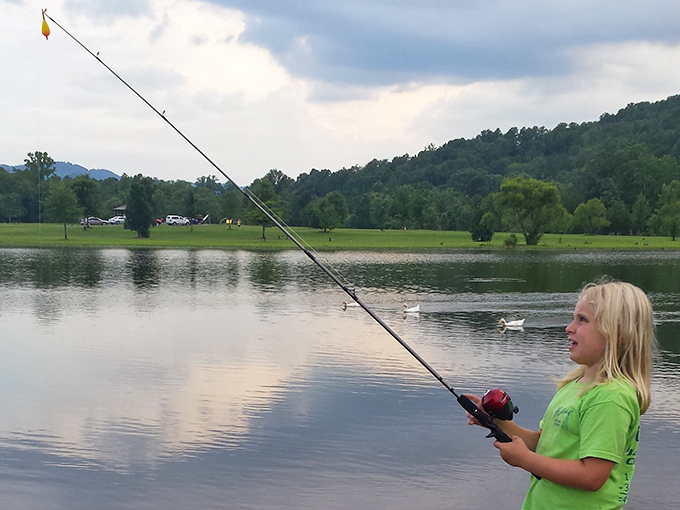 Fishing at Indian Mountain isn't just about catching dinner—it's about catching moments that outshine any screen time back home.