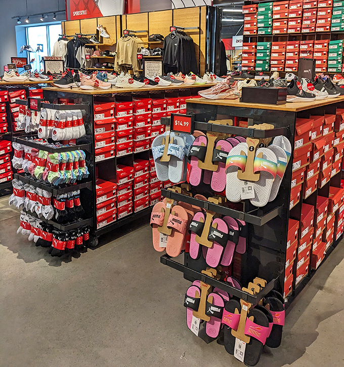 Shoe heaven exists, and it's filled with colorful options at prices that won't make you feel guilty about buying two pairs.