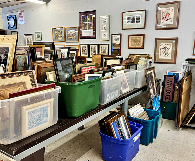 Art for every wall and every taste. One person's discarded landscape painting is another's living room conversation piece waiting to happen. 