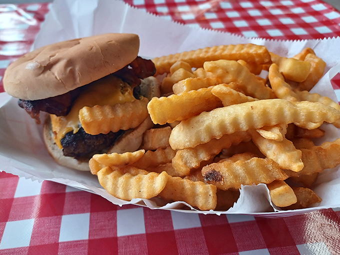 These aren't just french fries; they're supporting actors who deserve their own Oscar. Crispy, golden, and perfectly seasoned companions to burger bliss.