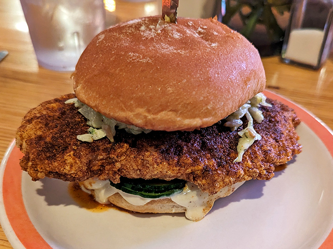 This isn't just fried chicken; it's a masterclass in crunch, spice, and everything nice, demanding to be devoured immediately.