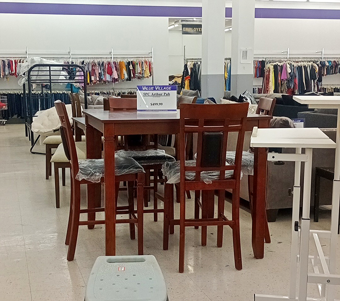 That dining set isn't just furniture&mdash;it's someone's future family dinner table, priced at a fraction of retail.