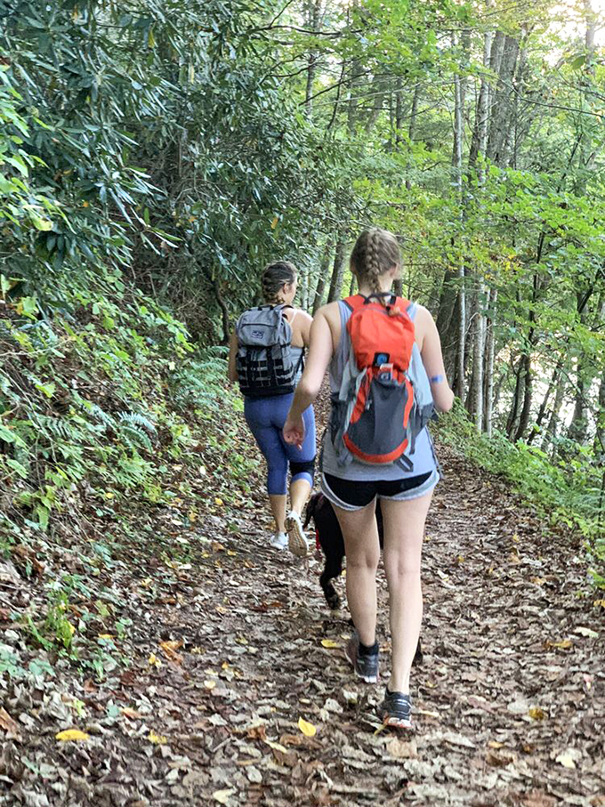 These determined hikers discovered that the best Instagram shots require actual effort and comfortable walking shoes.