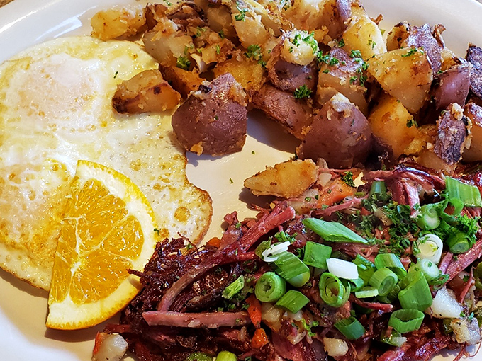 Eggs, potatoes, and corned beef hash&mdash;the breakfast trinity that's converted more morning skeptics than all the coffee in Seattle.