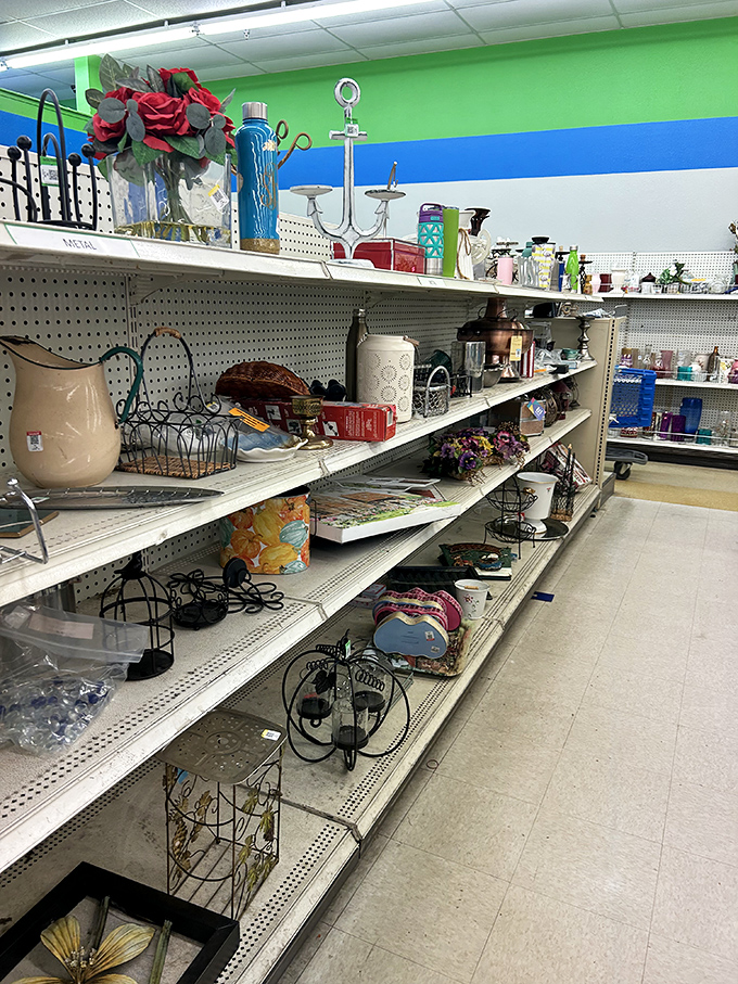 Home d&eacute;cor heaven with a side of whimsy. Wire baskets and ceramic vessels wait patiently for their Pinterest-worthy second chance.