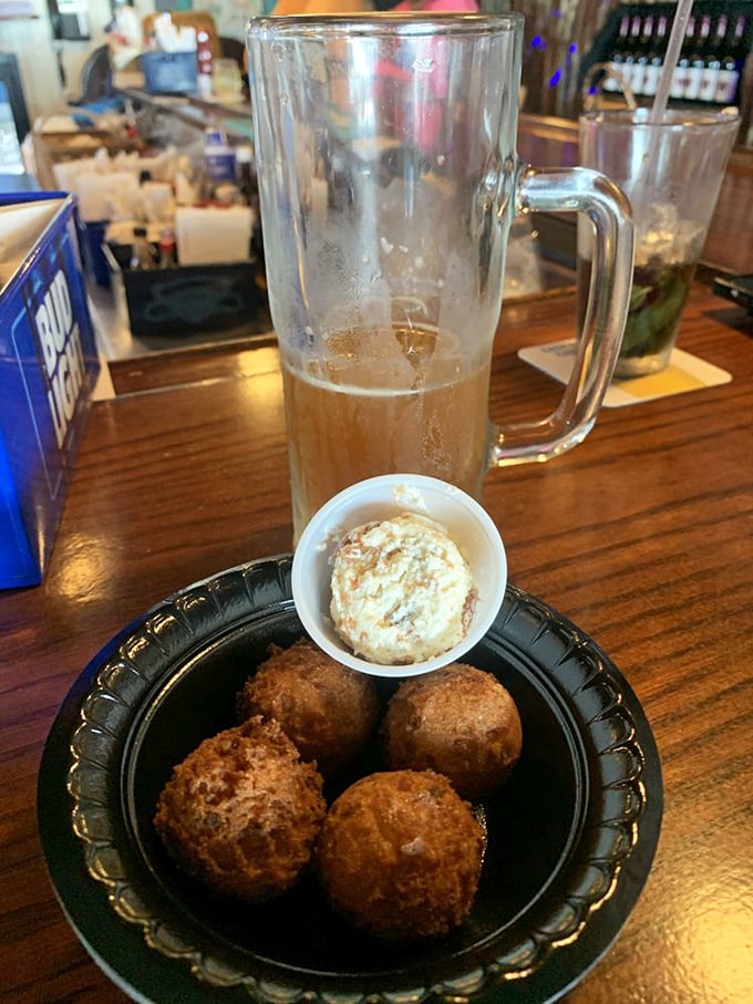 Hush puppies and cold beer&mdash;a combination so perfect it should have its own national holiday and commemorative postage stamp.