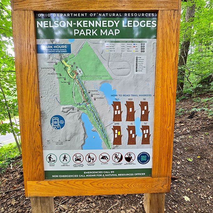 The park's map doesn't just show you where to go &ndash; it's practically saying "Choose your own adventure!" From leisurely strolls to "why did I wear these shoes?" challenges.