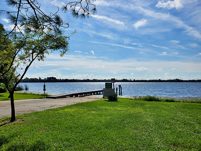 Lake access points dot Winter Park's landscape, offering peaceful moments where water meets sky in that quintessential Florida tableau.