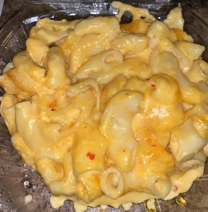 Mac and cheese so creamy and perfect, it deserves its own standing ovation.