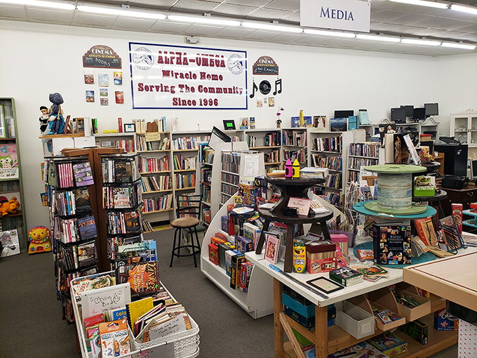 Literary paradise where dog-eared paperbacks and forgotten bestsellers find new readers. That childhood favorite you've been missing? Probably here.