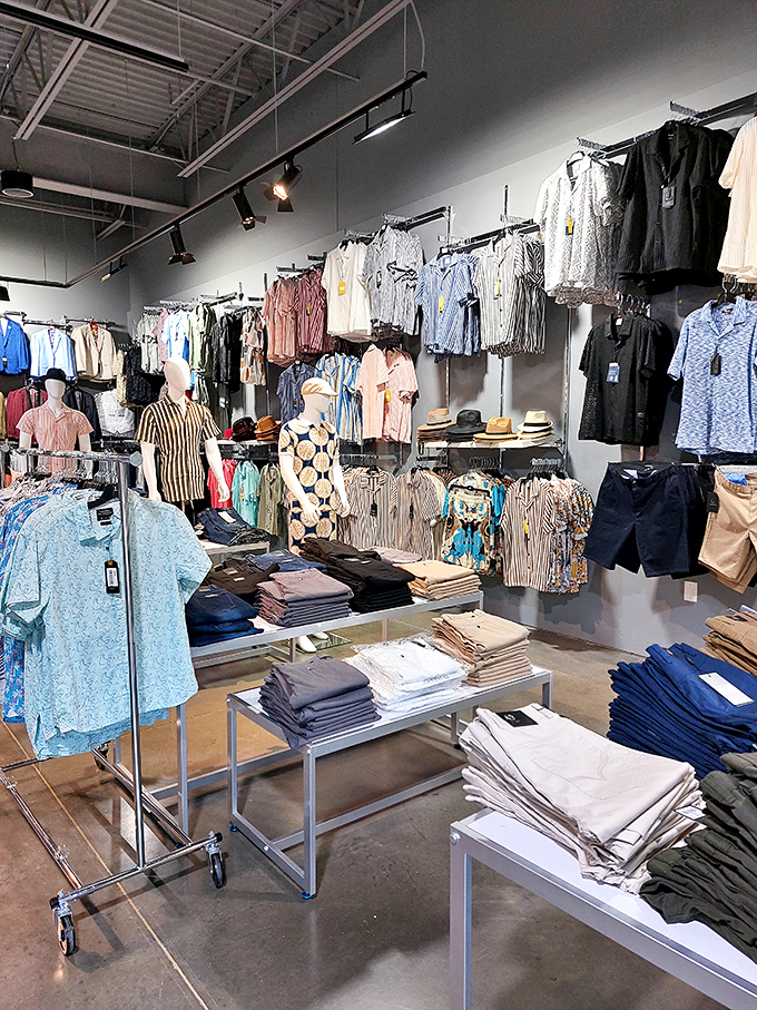 Racks upon racks of possibility&mdash;where "I have nothing to wear" meets "I have nowhere to put all these clothes."