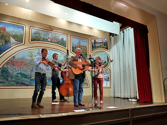 Local musicians fill the Clifton Opera House with homegrown melodies, proving you don't need Broadway tickets to experience authentic American talent.