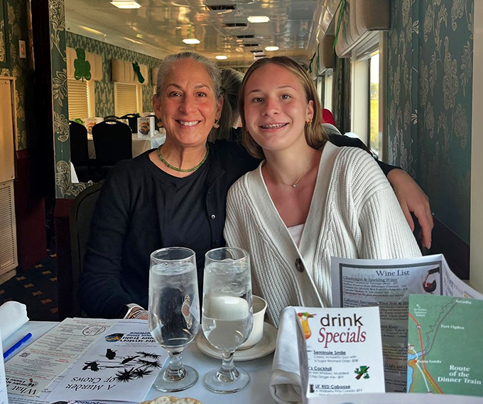 Memories in the making as passengers enjoy the rolling restaurant experience, proving some of life's best moments happen between destinations.