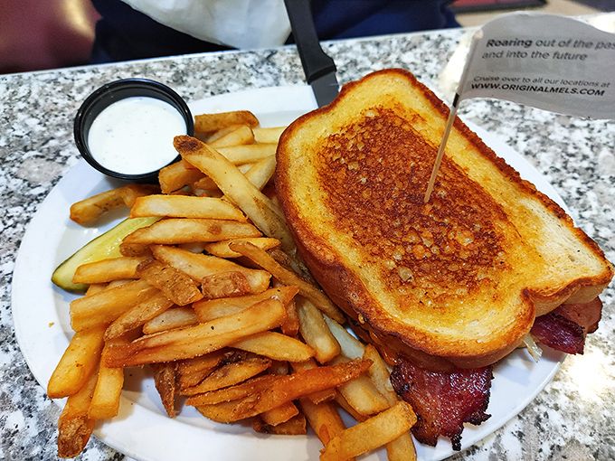 The patty melt: where burger meets grilled cheese in a beautiful union that would make cupid put down his bow and pick up a fork.