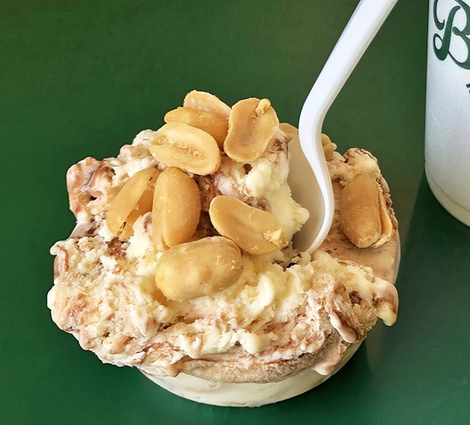 Butterbeans nestled atop creamy goodness &ndash; a Southern side dish that doesn't need to shout to get your attention. It whispers, "Y'all are welcome."